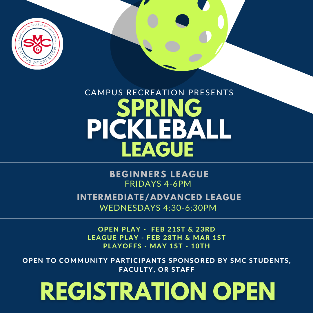 Pickleball Registration Open | Saint Mary's College