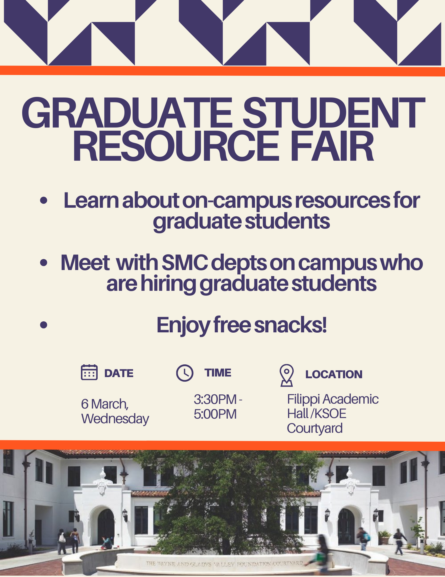 Graduate Student Resource Fair | Saint Mary's College