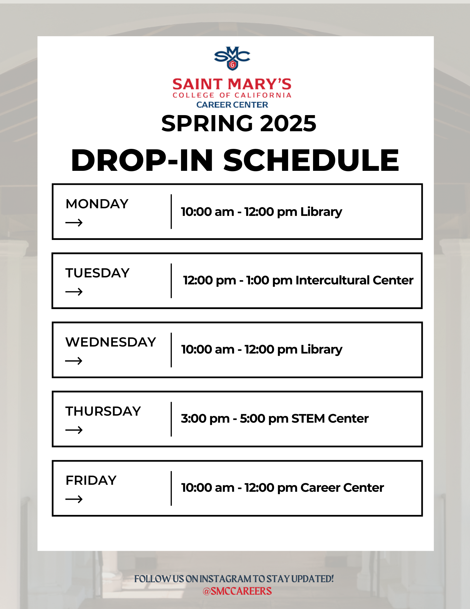 Career Center Events | Saint Mary's College