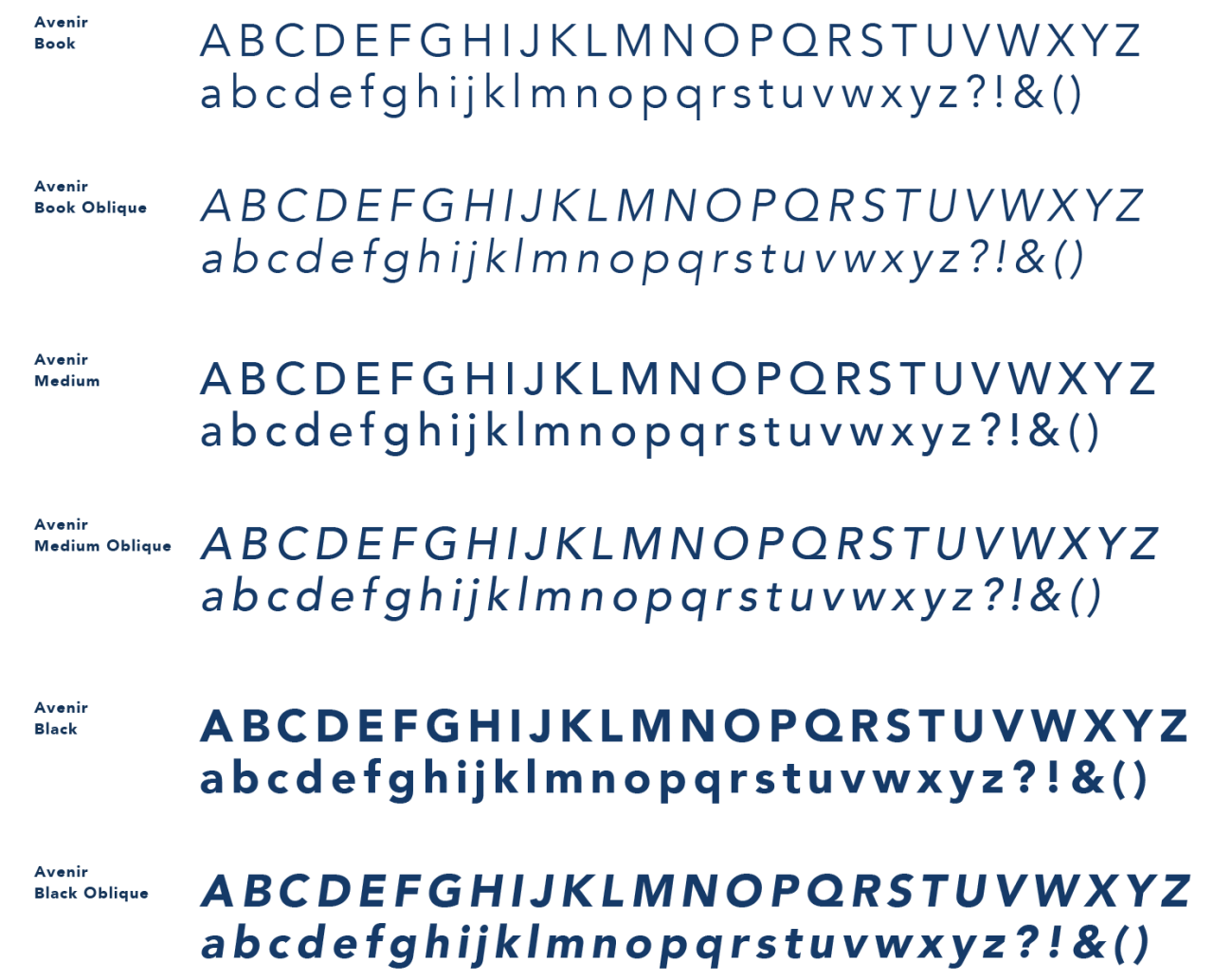 Typography & Fonts | Saint Mary's College