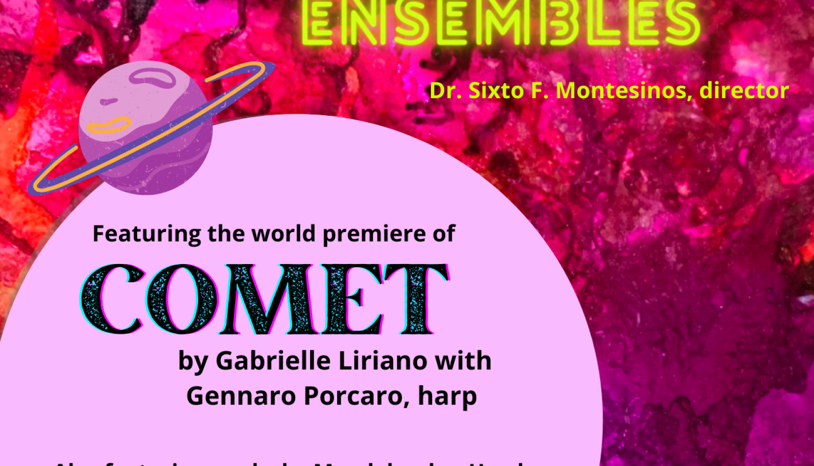 World Premiere of "Comet" on Monday, May 9th at 8pm | Saint Mary's College