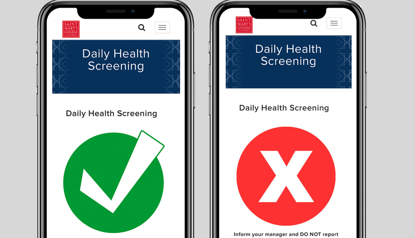 Daily Health Screening Updated to Automatically Load Your SMC ...